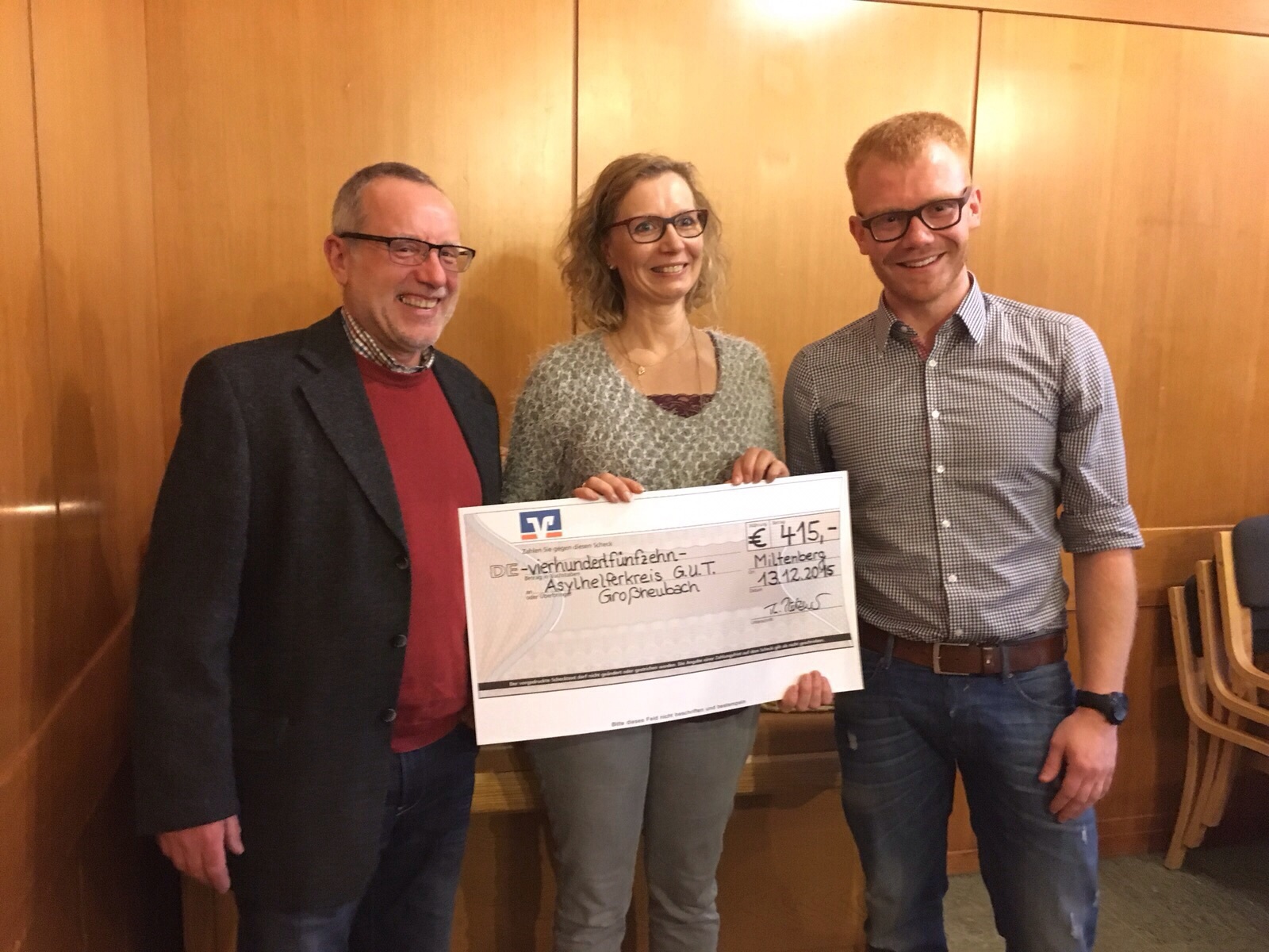 Spendenübergabe an Asylhelferkreis G.U.T. Großheubach - Rotaract Club ...